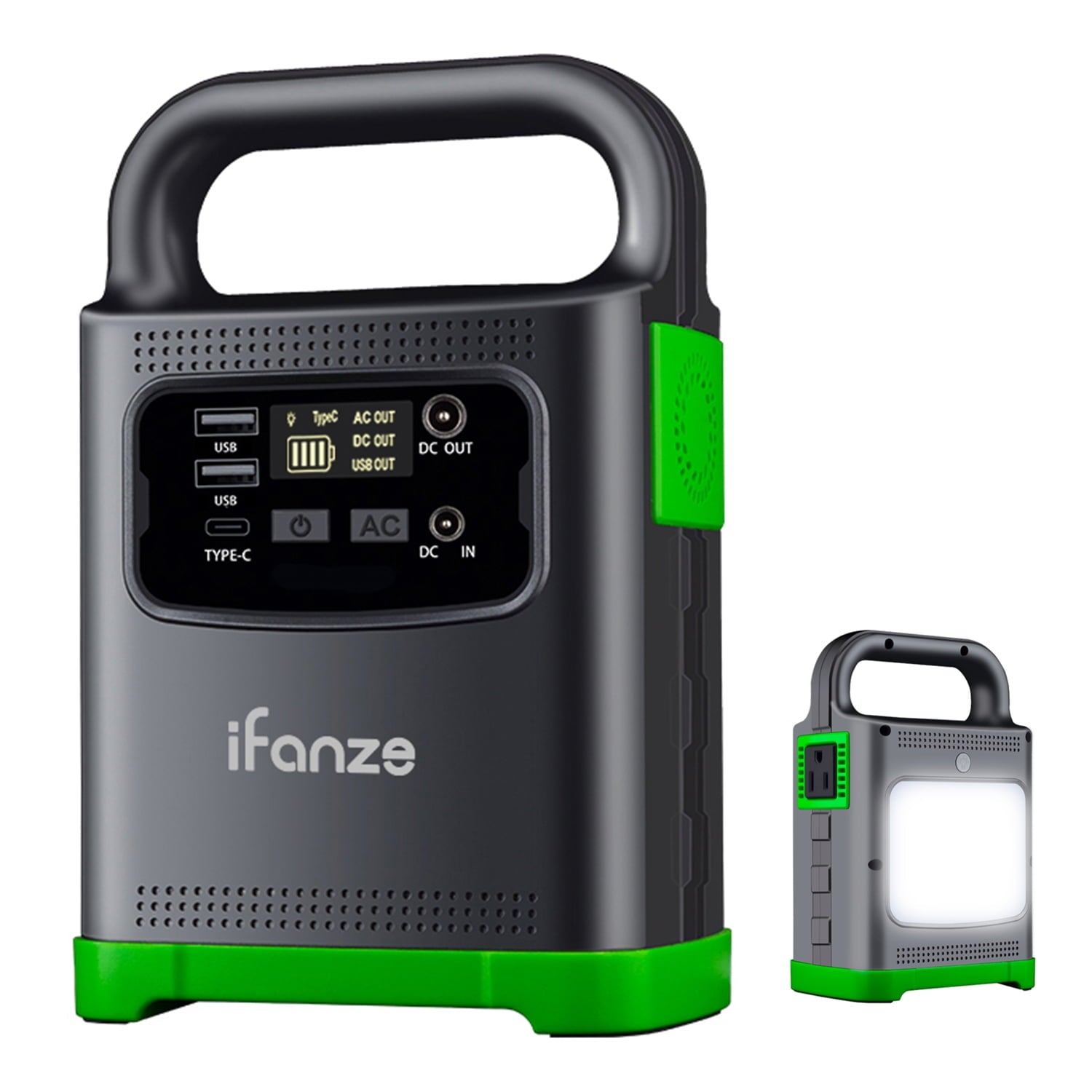 iFanze 120W Portable Power Station, 100Wh Camping Solar Generator Lith – Qunler