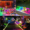 Solar Garden Lights, 7 Color Solar Path Lights, Solar Walkway Lights O ...