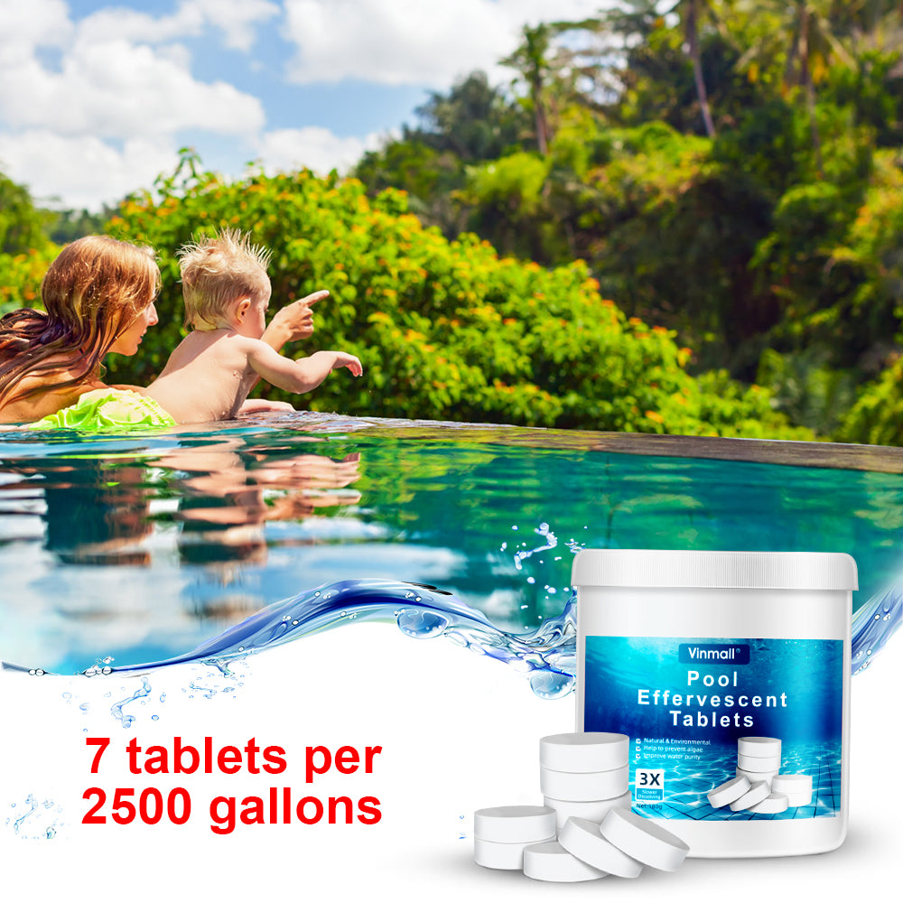 Chlorine Tablets for Swimming Pools Spas Hot Tubs Cleaning, Spa Chemic ...